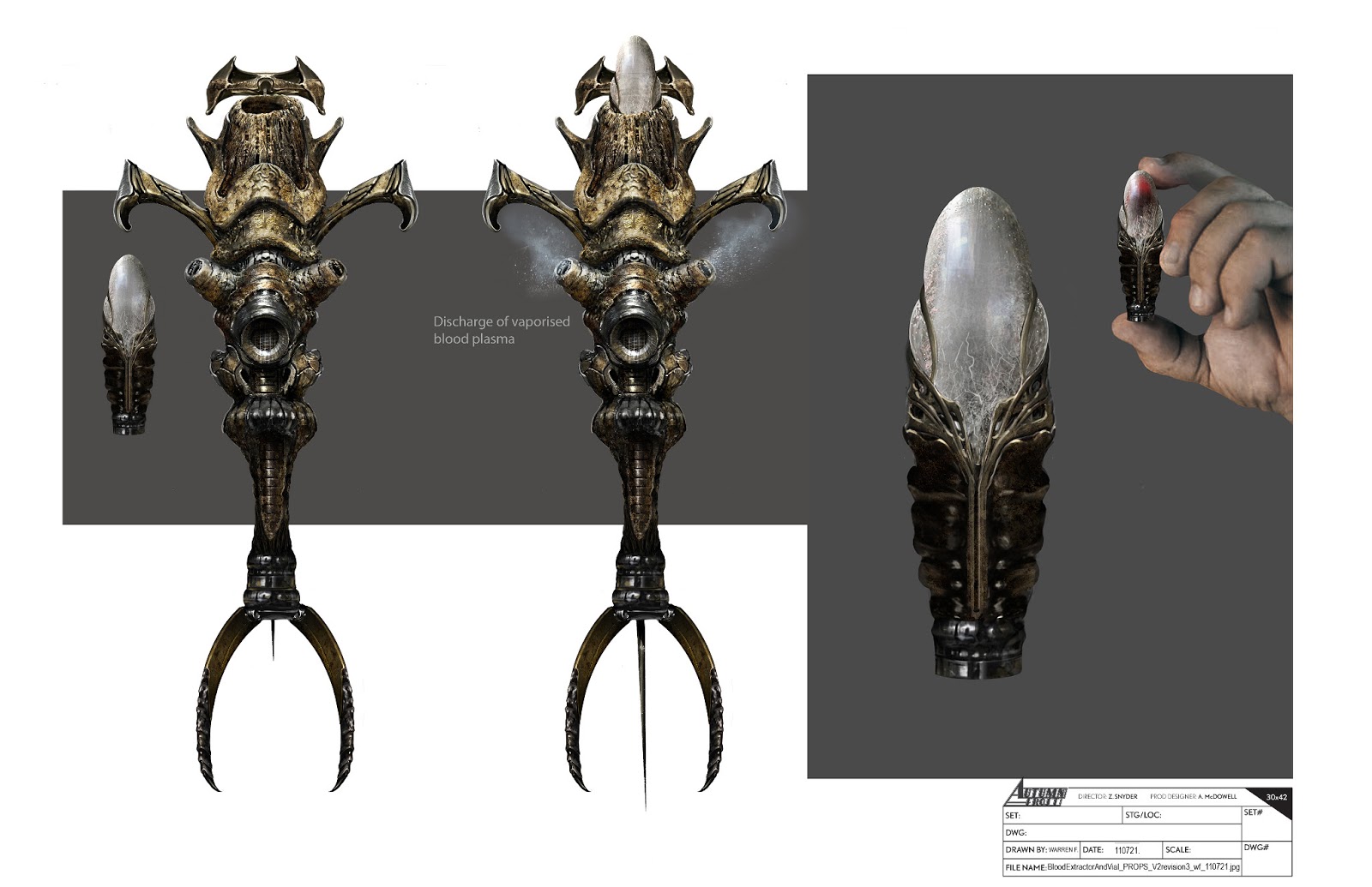 MAN OF STEEL Codex Key and Smallville Destruction Concept Art by Warren ...