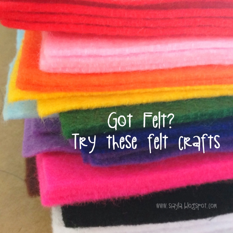 Imagination Station: Got Felt? Try these felt crafts