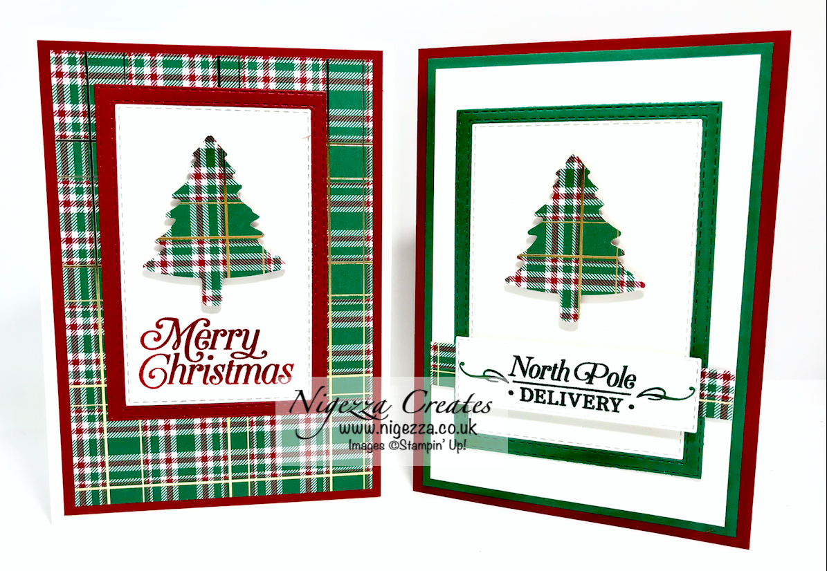 Stampin Up Perfectly Plaid Card Ideas