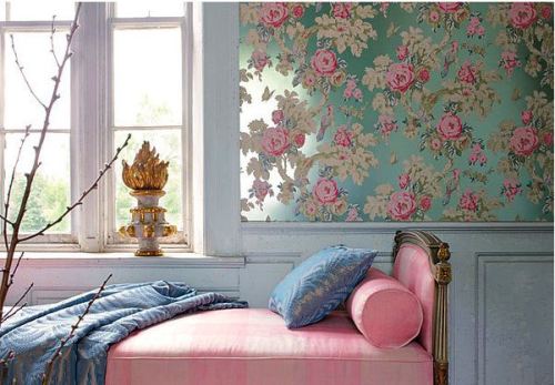 Eye For Design: Decorating Rose Patterned Interiors