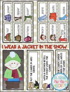 1st Grade Hip Hip Hooray!: The Jacket I Wear in the Snow