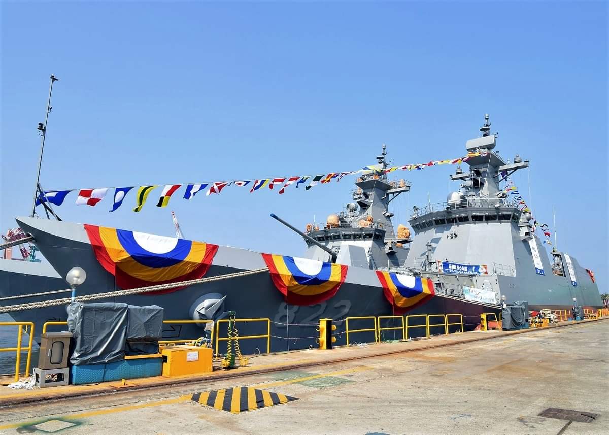 South Korea’s 4th FFX-II Daegu-class frigate launched - Asia Pacific ...