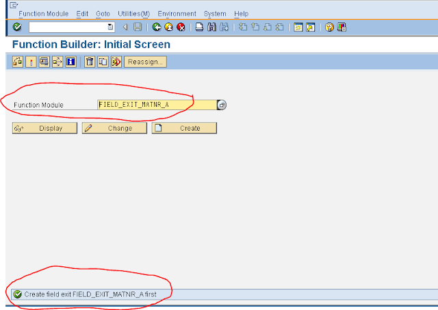 SAP TECH: Example for Local Field Exits