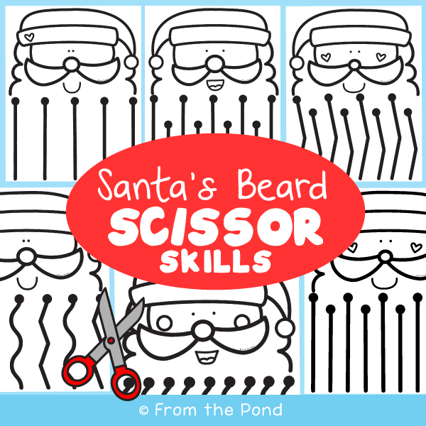 Santa's Beard Scissor Skills | From the Pond