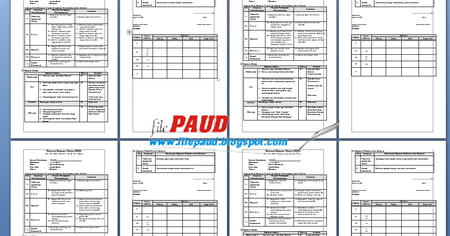 Download Contoh RPPH Paud Tema Tanaman Format Word - File Paud