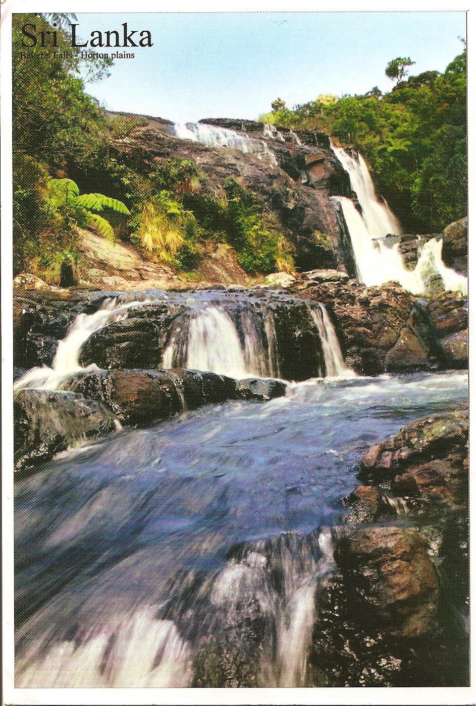 MY POSTCARD-PAGE: SRI LANKA ~Bakers Waterfall