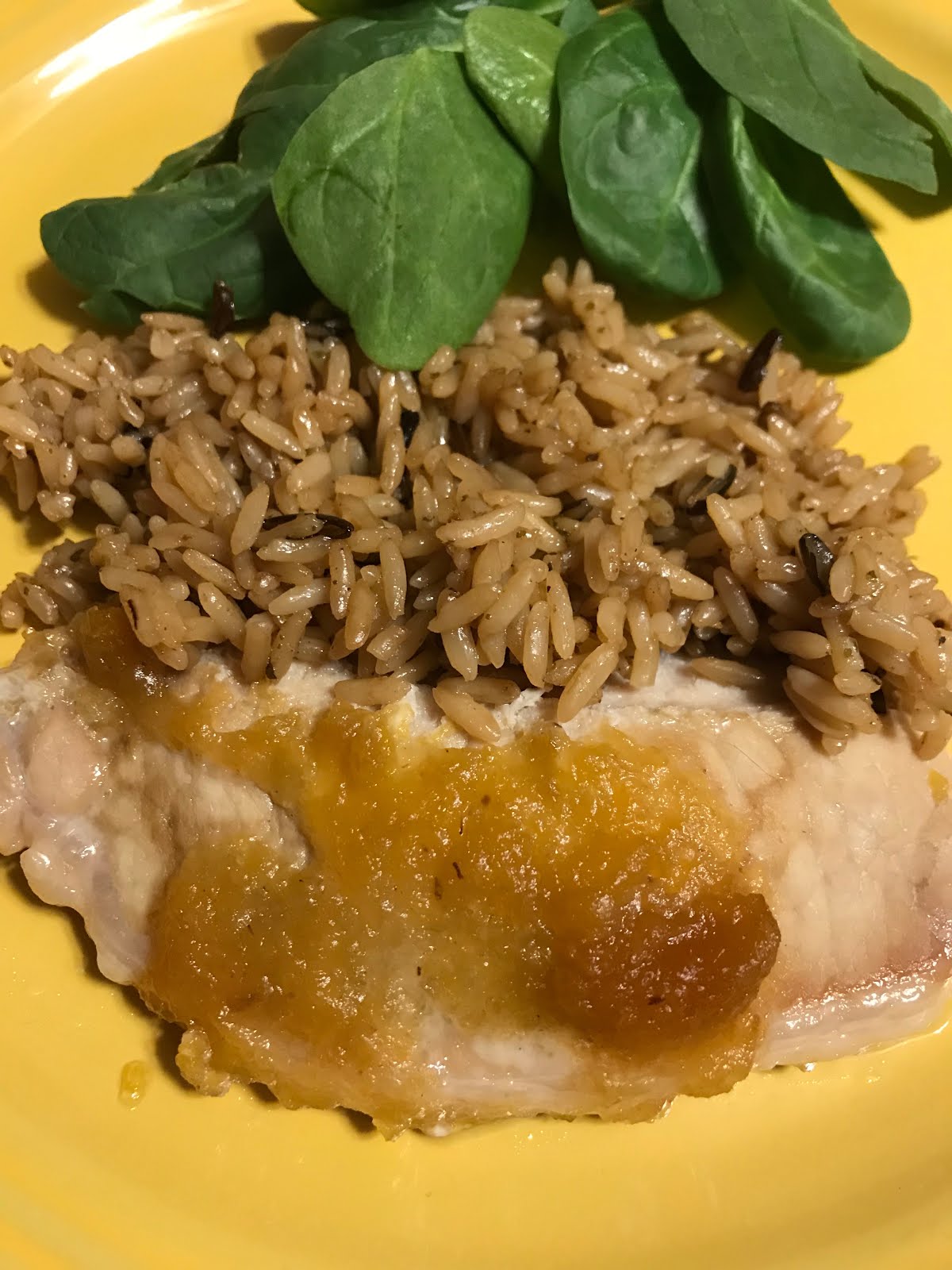 Peach Brandy Pork Chops