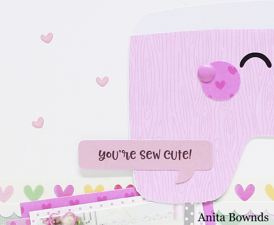 Doodlebug Design Inc Blog: Embellishming Focus | You're Sew Cute Layout ...