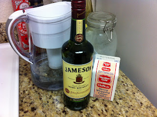 Stracciatella: Baileys Cheesecake Tart with a Jameson Salted Caramel Sauce