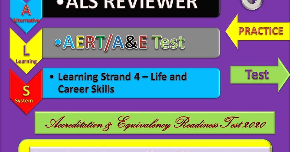 Alternative Learning System: ALS AERT & A&E Practice Test 2020 - Module ...