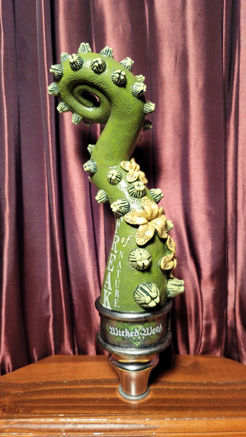 Tap Handle #776: Wicked Weed (AB InBev) - Freak of Nature Double IPA