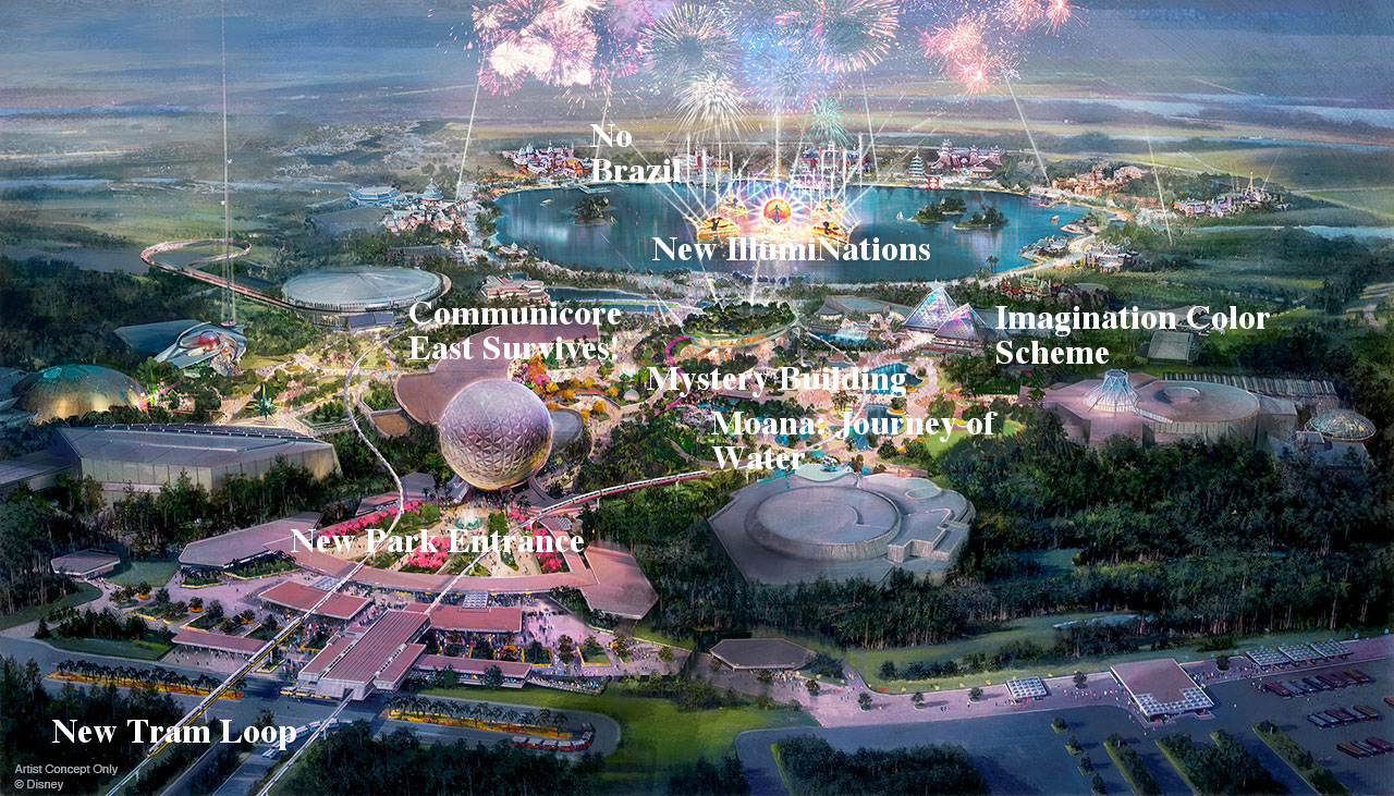 Epcot D23 2019 Concept Art Breakdown