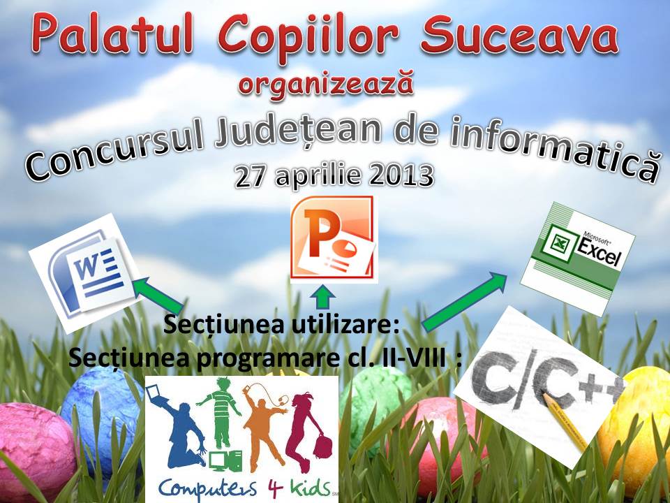 Cercul de informatica: Concursul Judetean de Informatică