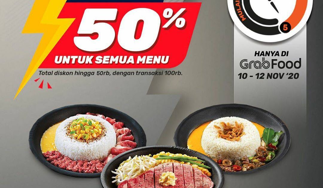 Promo Platinum Resto: Flash Sale 11.11 - Diskon 50% semua Menu | scanharga