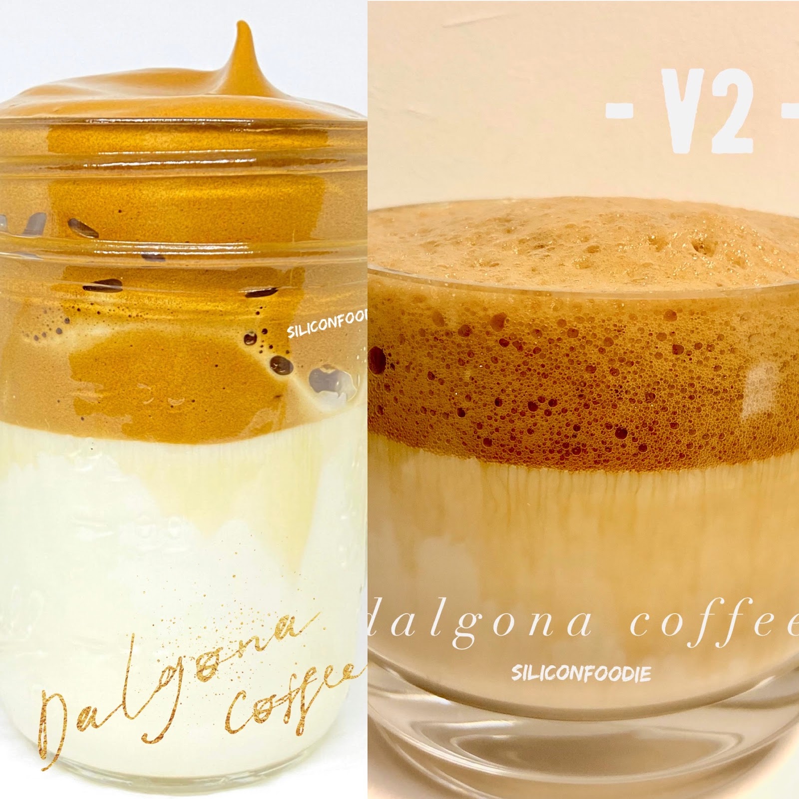 Silicon Foodie Blog: Instagram famous Dalgona Coffee Recipe, History ...