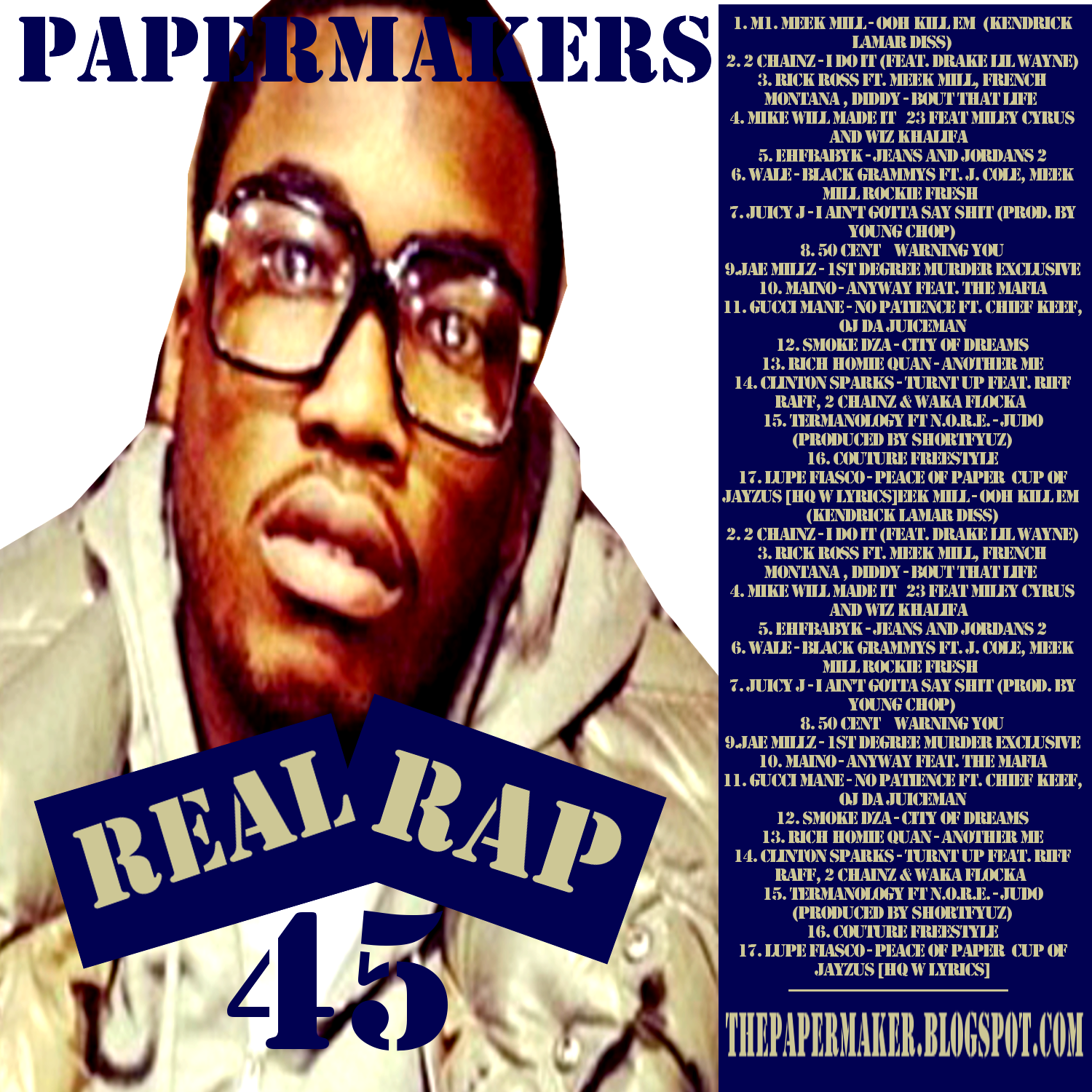 FREE DOWNLOAD "REAL RAP 45" MIXTAPE