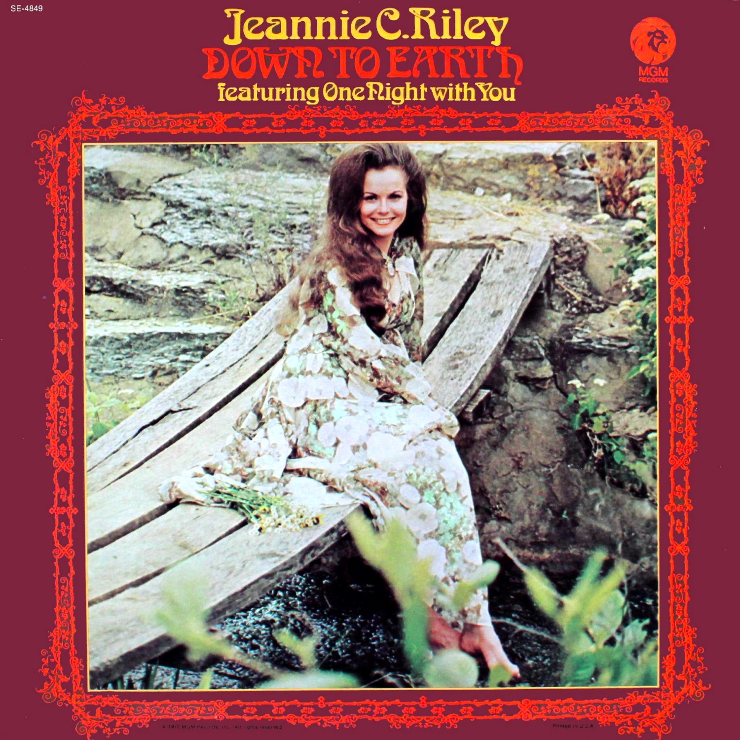 Glenn's Country Music Cabinet: Jeannie C. Riley ~ Down to Earth (1972)