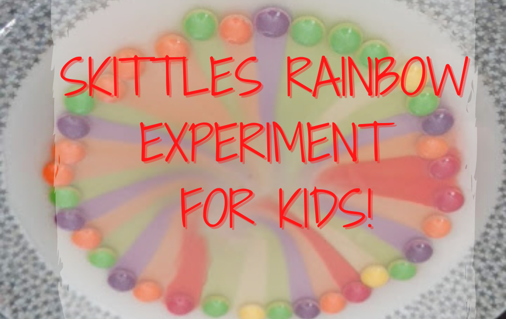 Skittles rainbow experiment for kids! ~ THIS IS WHERE IT IS AT