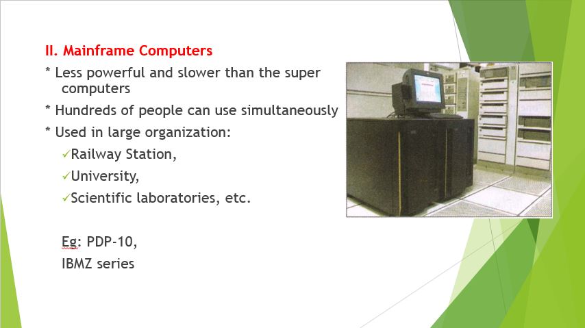 Chapter 1, Types of Computers (PPT + Textbook) -Part 1 ~ Computer, VI Std