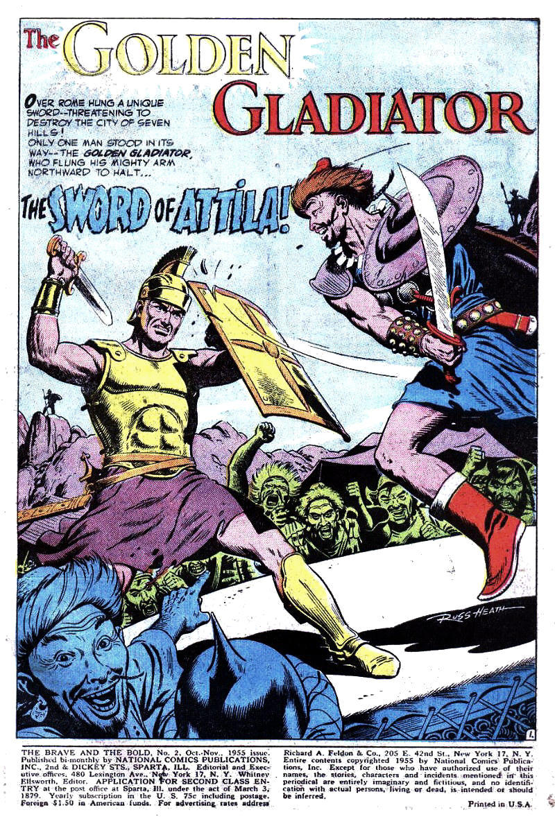 Pappy's Golden Age Comics Blogzine: Number 2582: “The Golden Gladiator ...