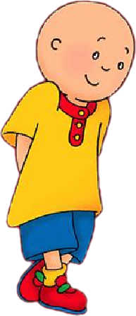Cartoon Characters: Caillou PNG pack (revised)