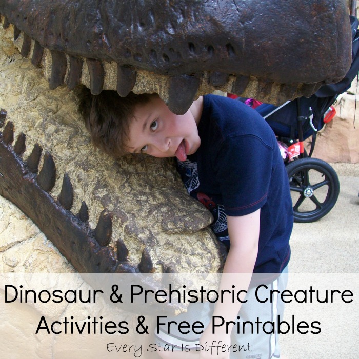 Dinosaur Unit with Free Printables - Every Star Is Different