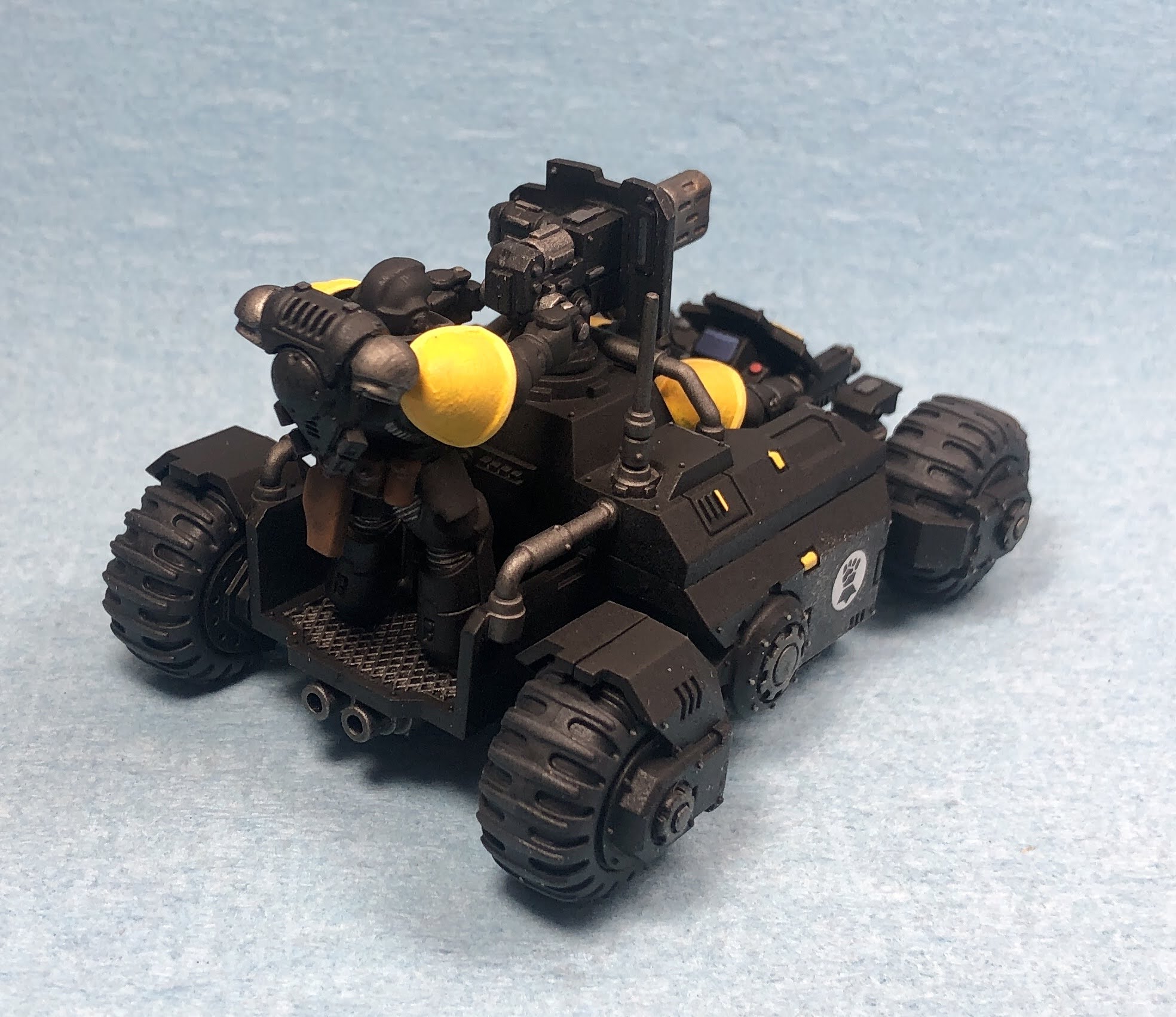 W40K: Imperial Fists 'Primaris Invader ATV I' ~ The Old West Chronicle