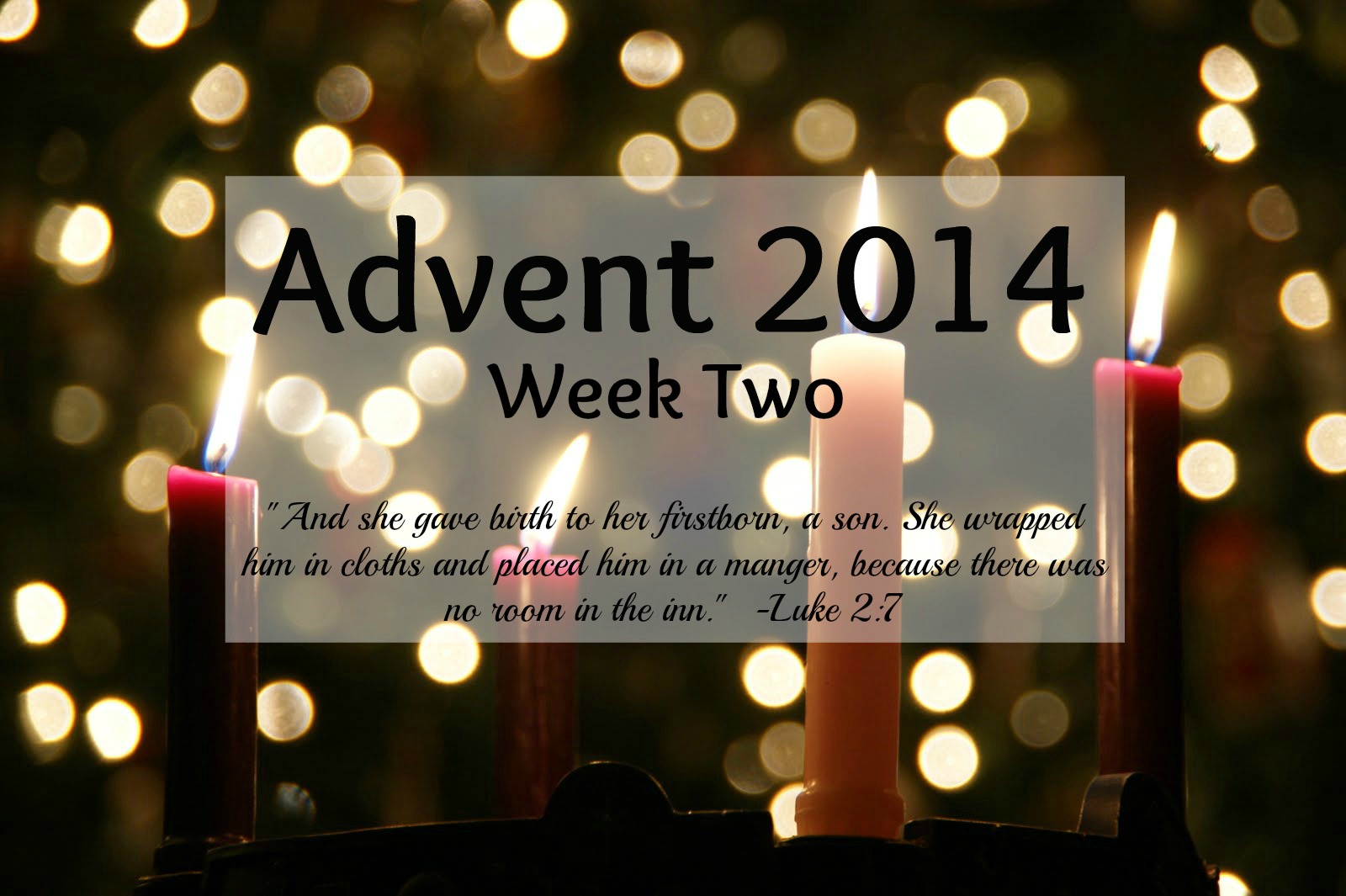 Sweet Little Ones: Advent 2014: Week 2