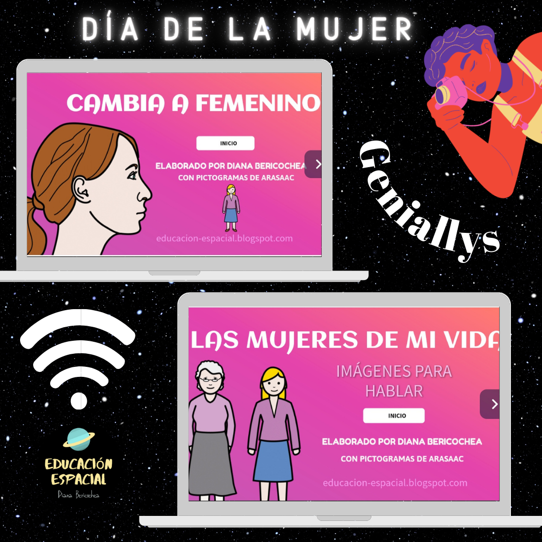 Geniallys para "El día de la mujer" (juegos online interactivos)
