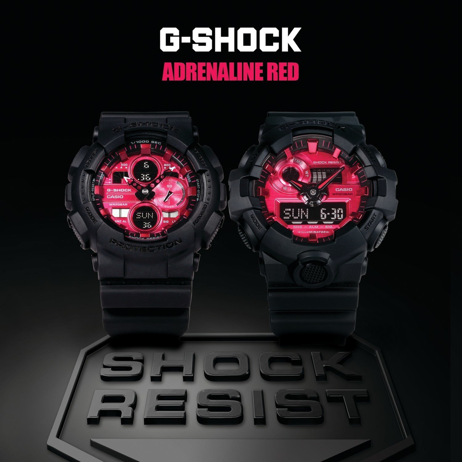 Casio G-SHOCK Introduces All-New Adrenalin Red Series Of Men's ...