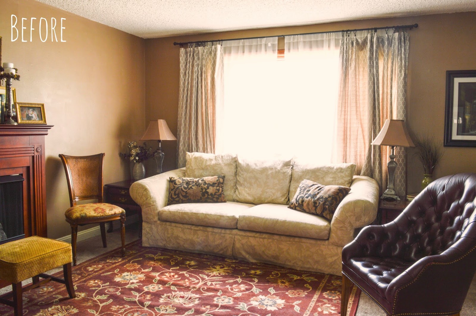 Entertaining Grace: EG's Thrifty Living Room Transformation (under $200!)