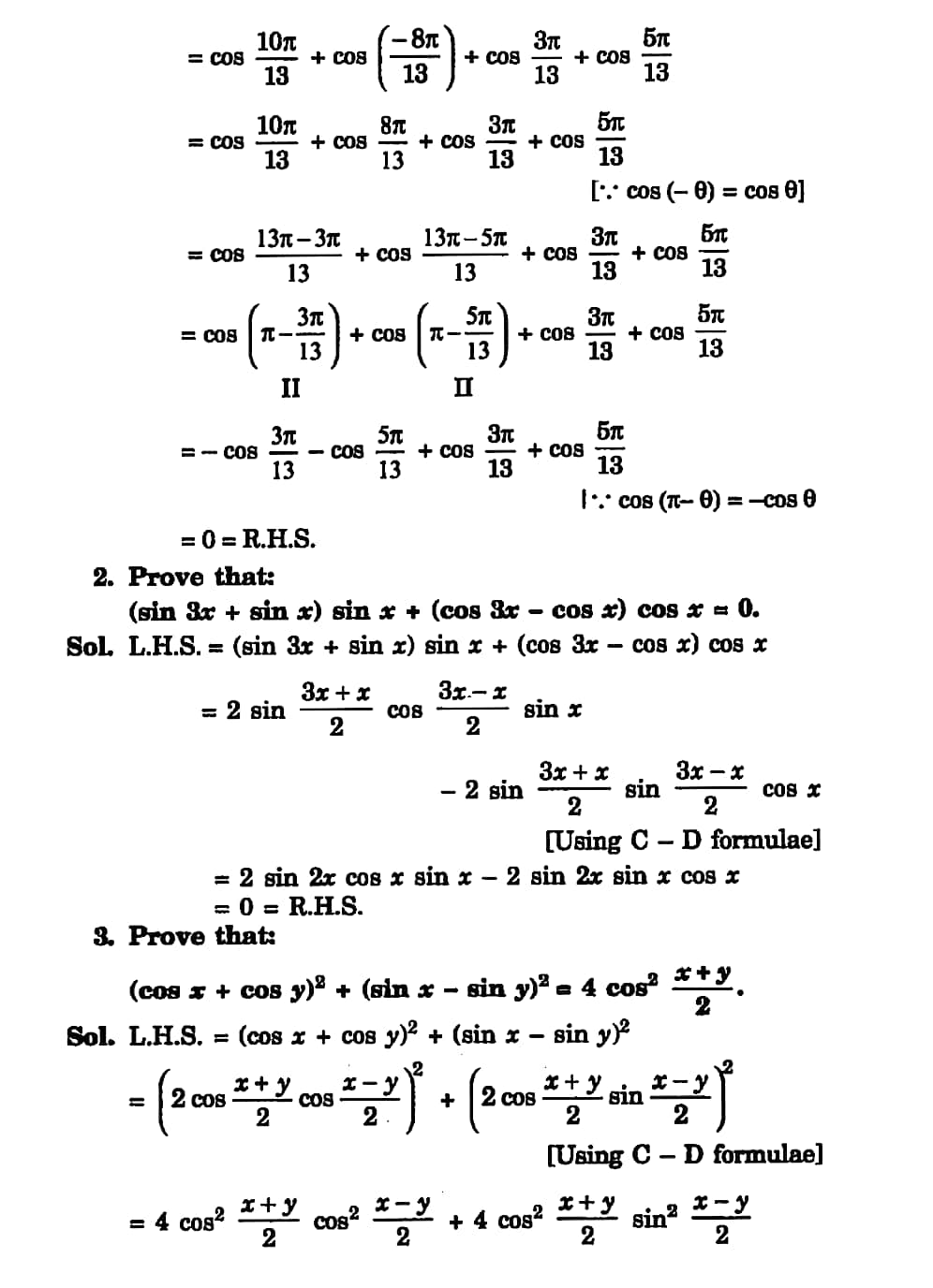 Trigonometric functions class 11 math - Studypur