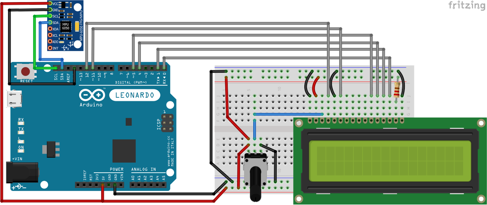 Microcontrolando La Web Arduino Acelerómetro Y Giroscopio Mpu 6050
