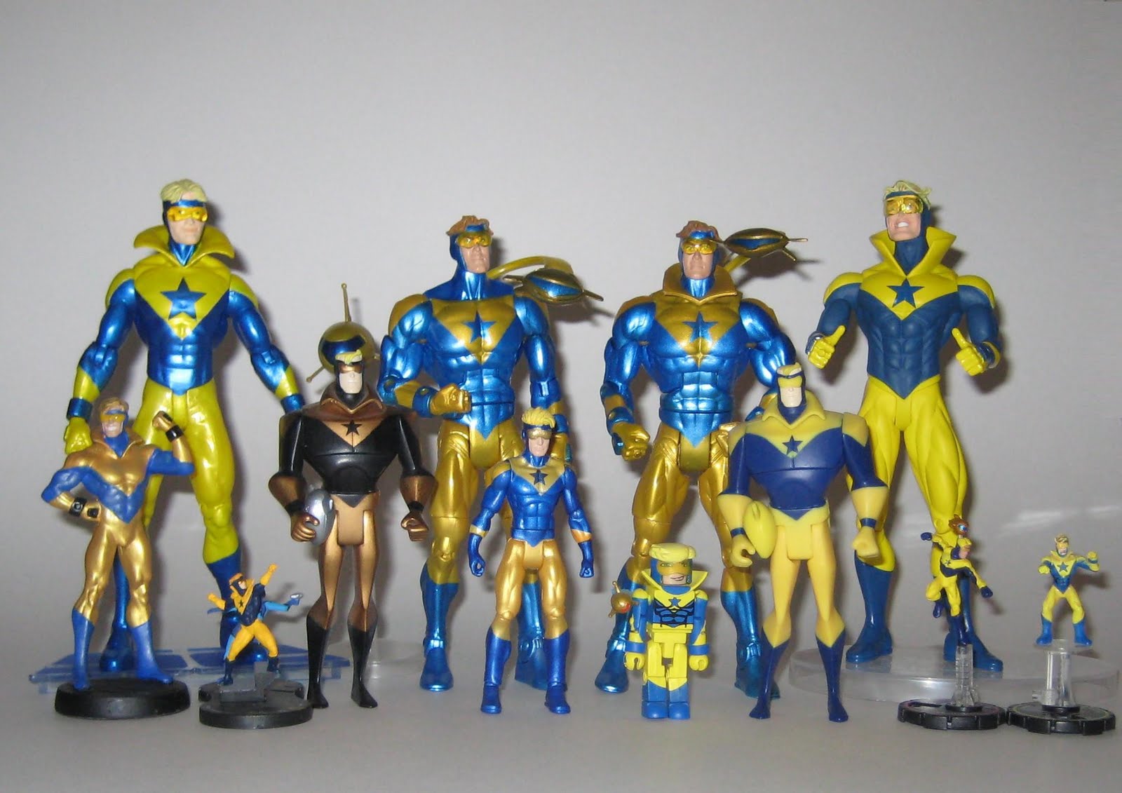 Booster Gold action figure | Blue beetle, Action figures, Dc rebirth