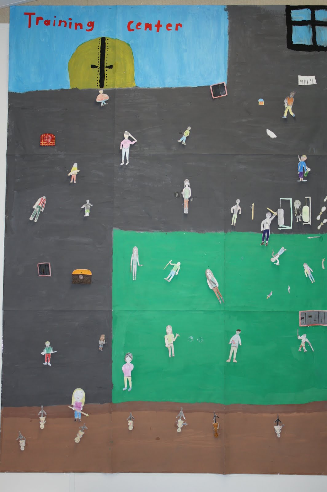 Room 6, Tomarata School: The Hunger Games Murals