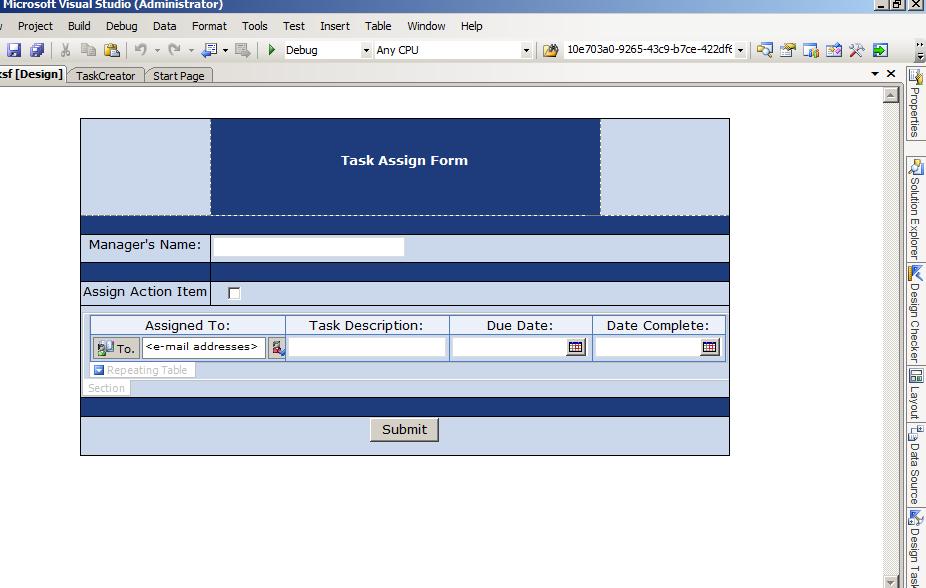 Ankur Madaan: Programming InfoPath Forms 2007 - Part 1(Creating the ...