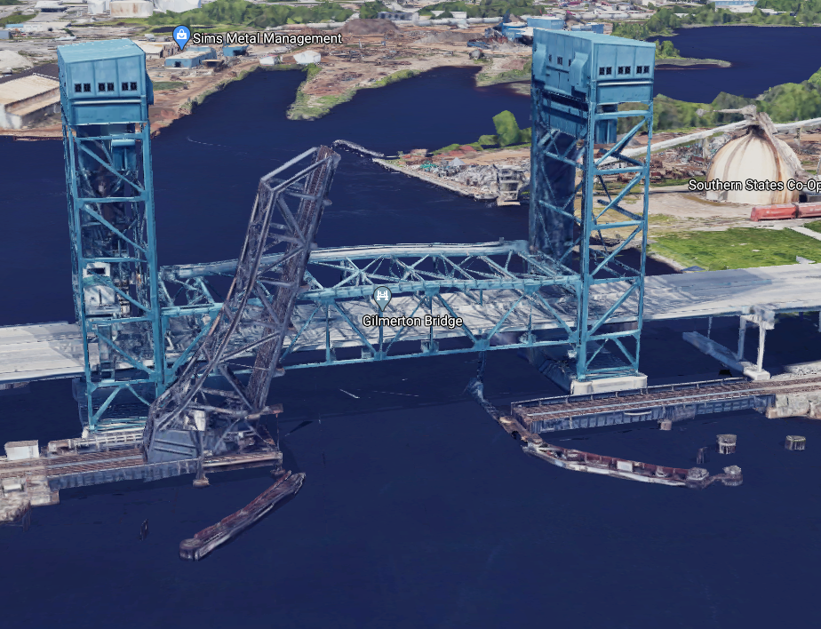 Industrial History: Bridges over South Branch Elizabeth River south of ...