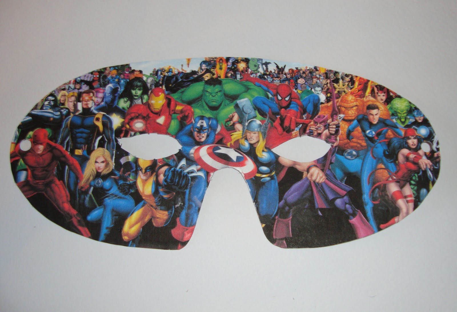 A Craft A Day The Bronny Way: Day 10 - The Avengers Assemble A Mask and ...