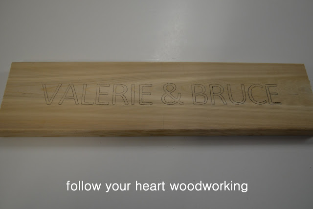 follow your heart woodworking: Routing a Sign - Part 1 - Setting up the ...