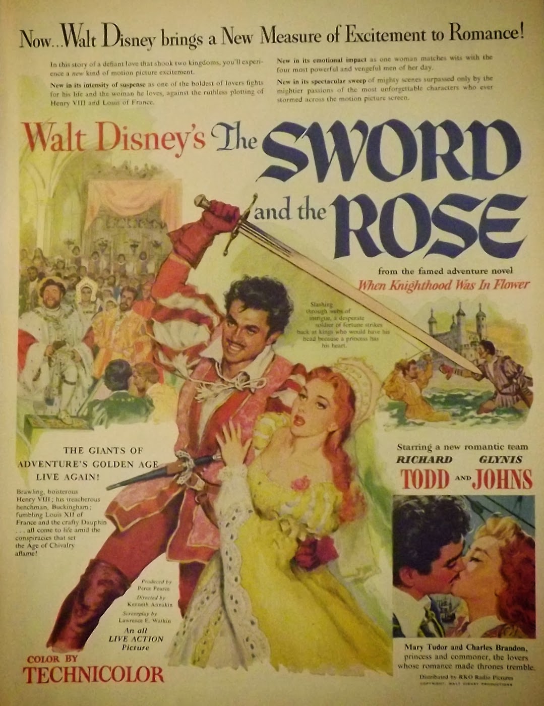 Laura's Miscellaneous Musings: Tonight's Movie: The Sword and the Rose ...