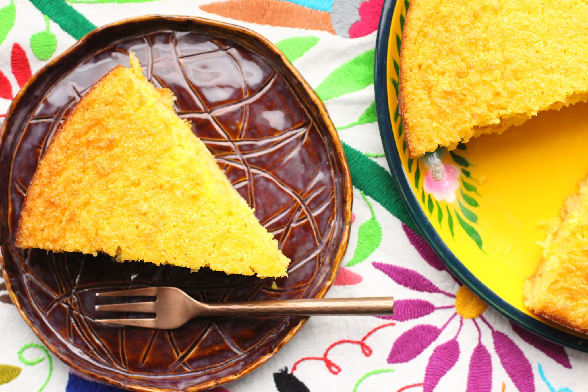 Un peu gay dans les coings...: Gâteau mexicain au maïs frais (pan de elote)