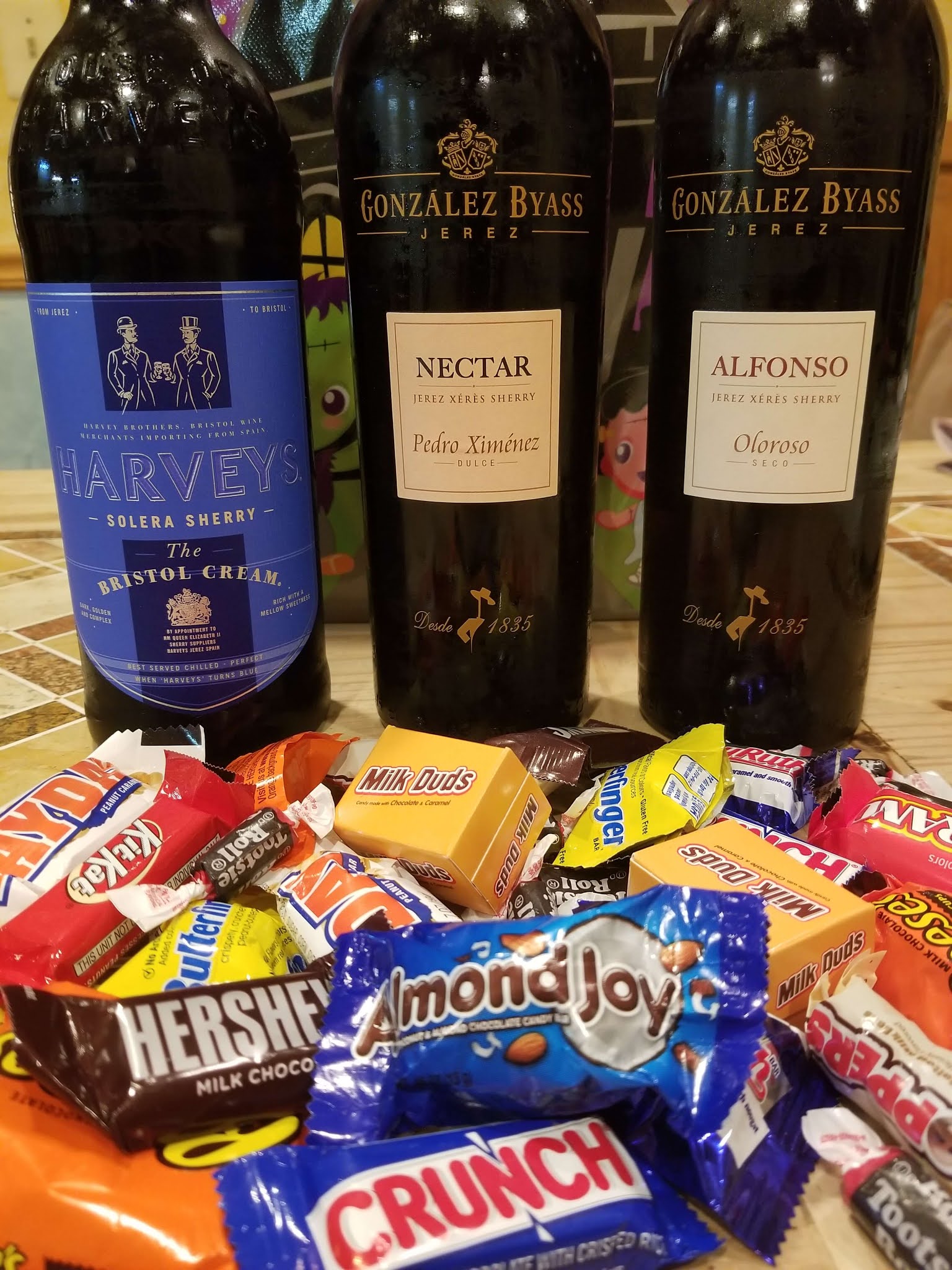 WineCompass: Gonzalez Byass Sherry & Candy - A Halloween Treat