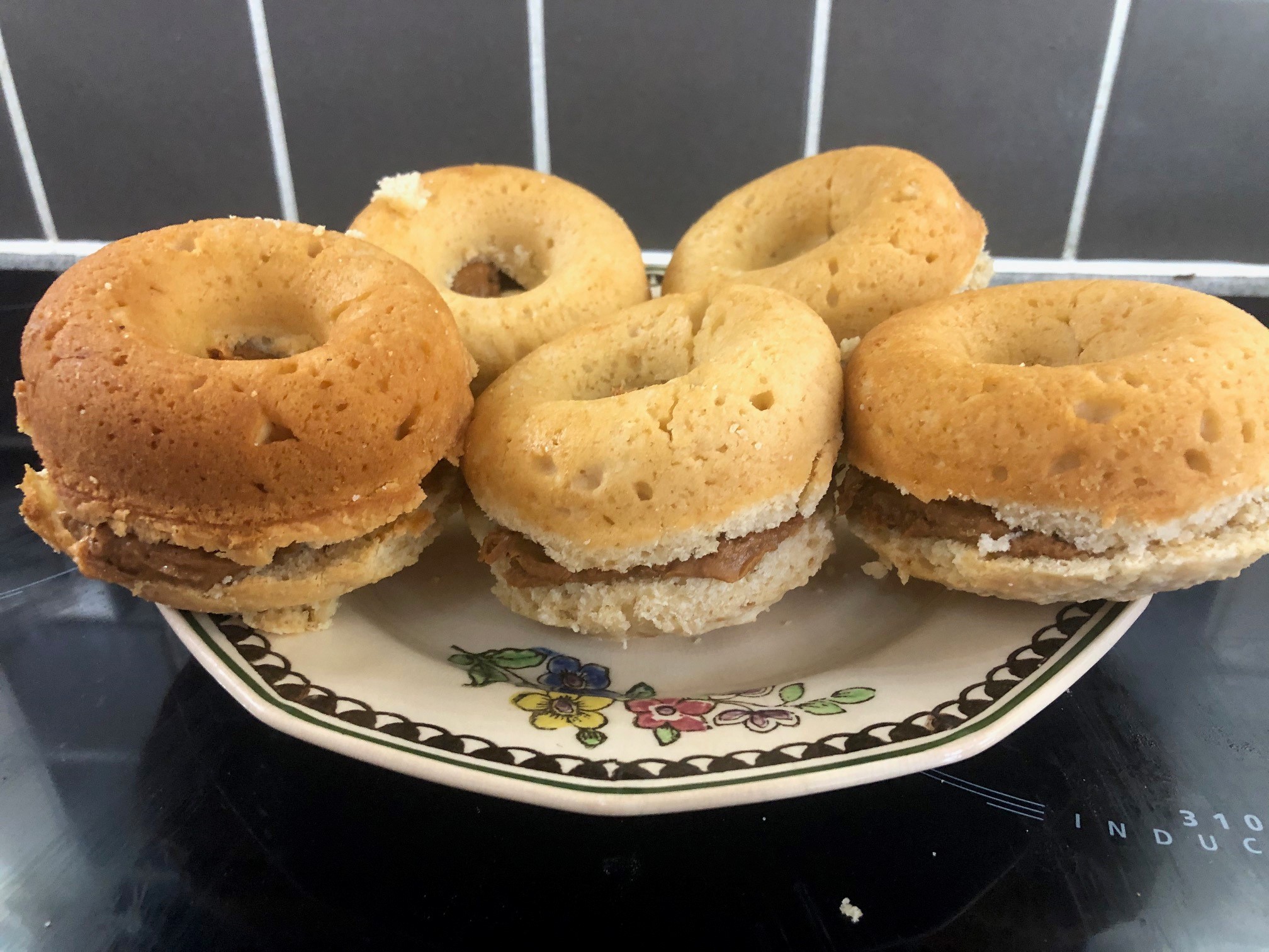 Caroline Makes....: Lotus Biscoff Doughnuts for Food 'n' Flix - Knives Out