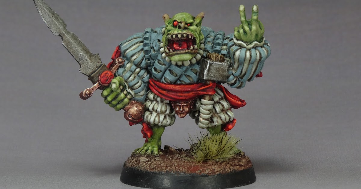 LEADPLAGUE: Great Orc mercenary - Happy Orctober