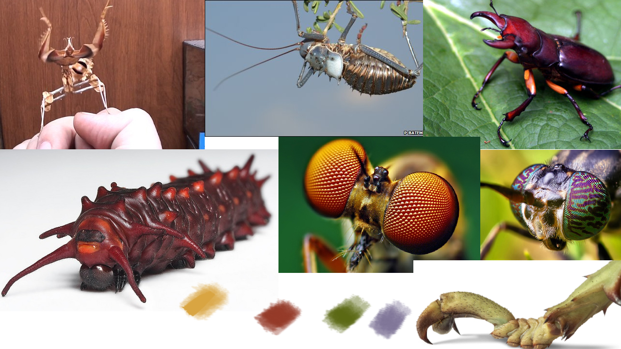 Holliday's Games Arts Blog: Visual Design: Insect Concept Art