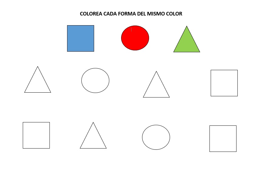 INFANTIL: FORMAS Y COLORES.