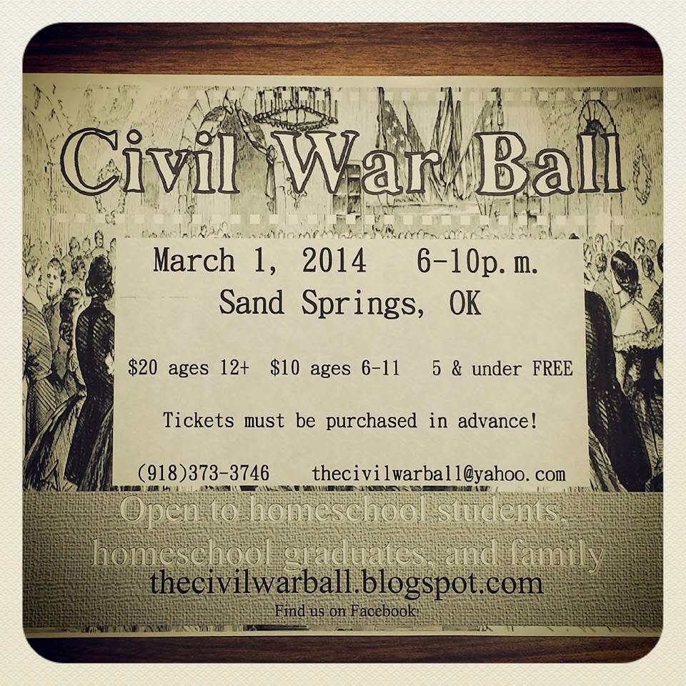 The Vintage Maiden: Homeschool Civil War Ball