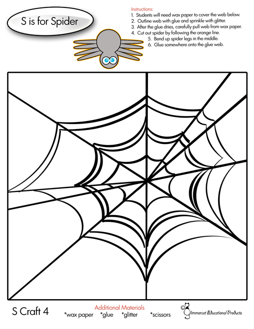 Glimmercat Education: Letter of the Week for S