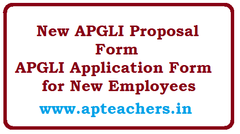 APGLI Proposal Form - APGLI Application Form for New Employees ...
