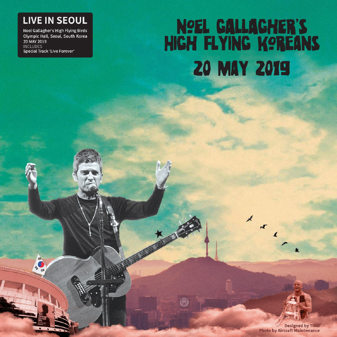 【BOOTLEG】NGHFB / Noel Gallagher's High Flying Koreans / 320K | To Be Free